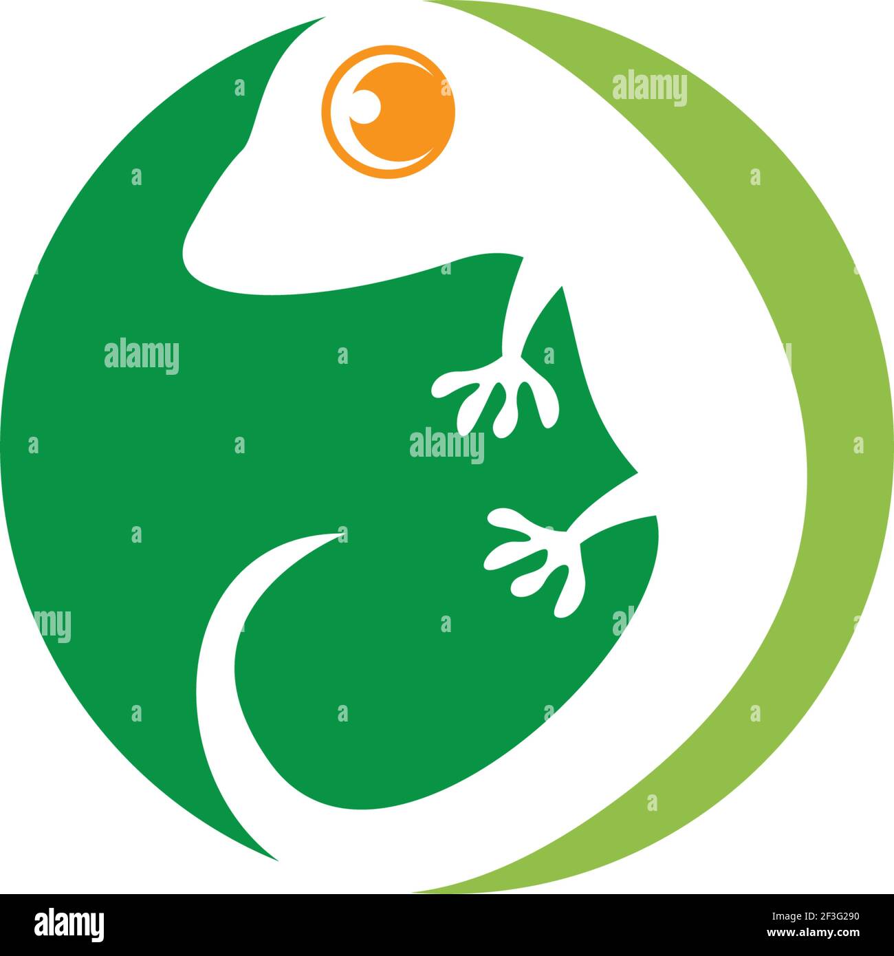 Lizard logo template vector icon illustration design Stock Vector Image ...