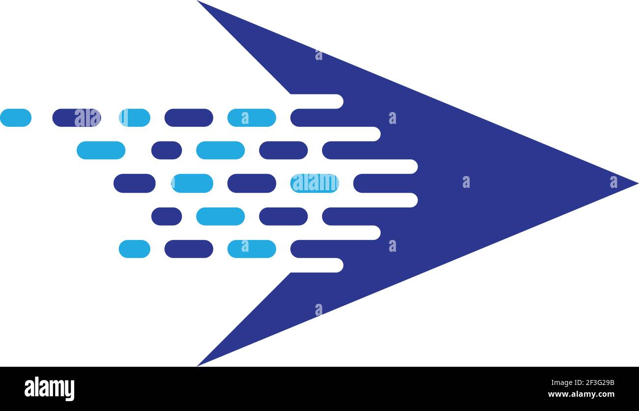 Arrow logo template vector icon illustration design Stock Vector Image ...