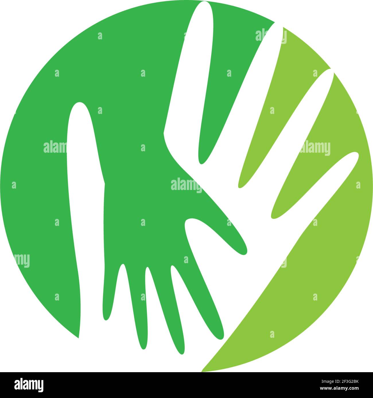 Hand care logo template vector icon illustration Stock Vector Image ...