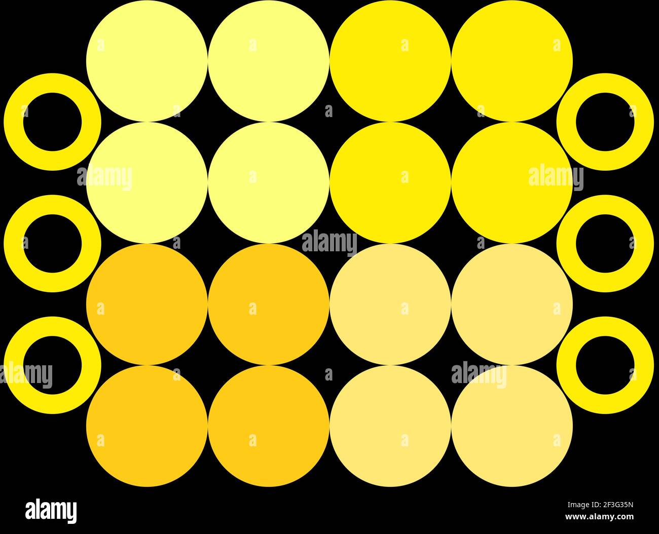 Illustration of All Things Yellow Stock Photo - Alamy