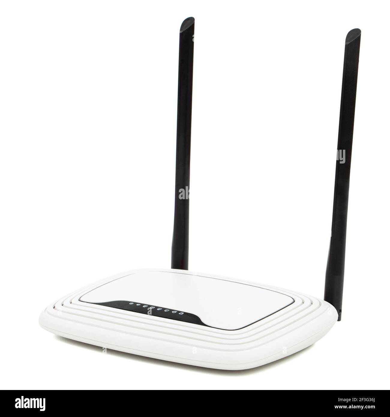 WI-FI wireless router, wireless data technology, isolated on white ...