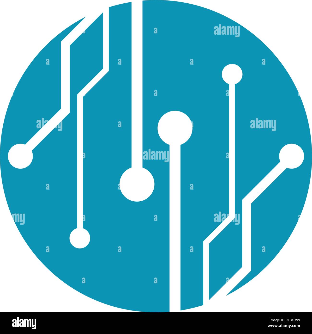 Technology logo template vector icon illustration design Stock Vector ...