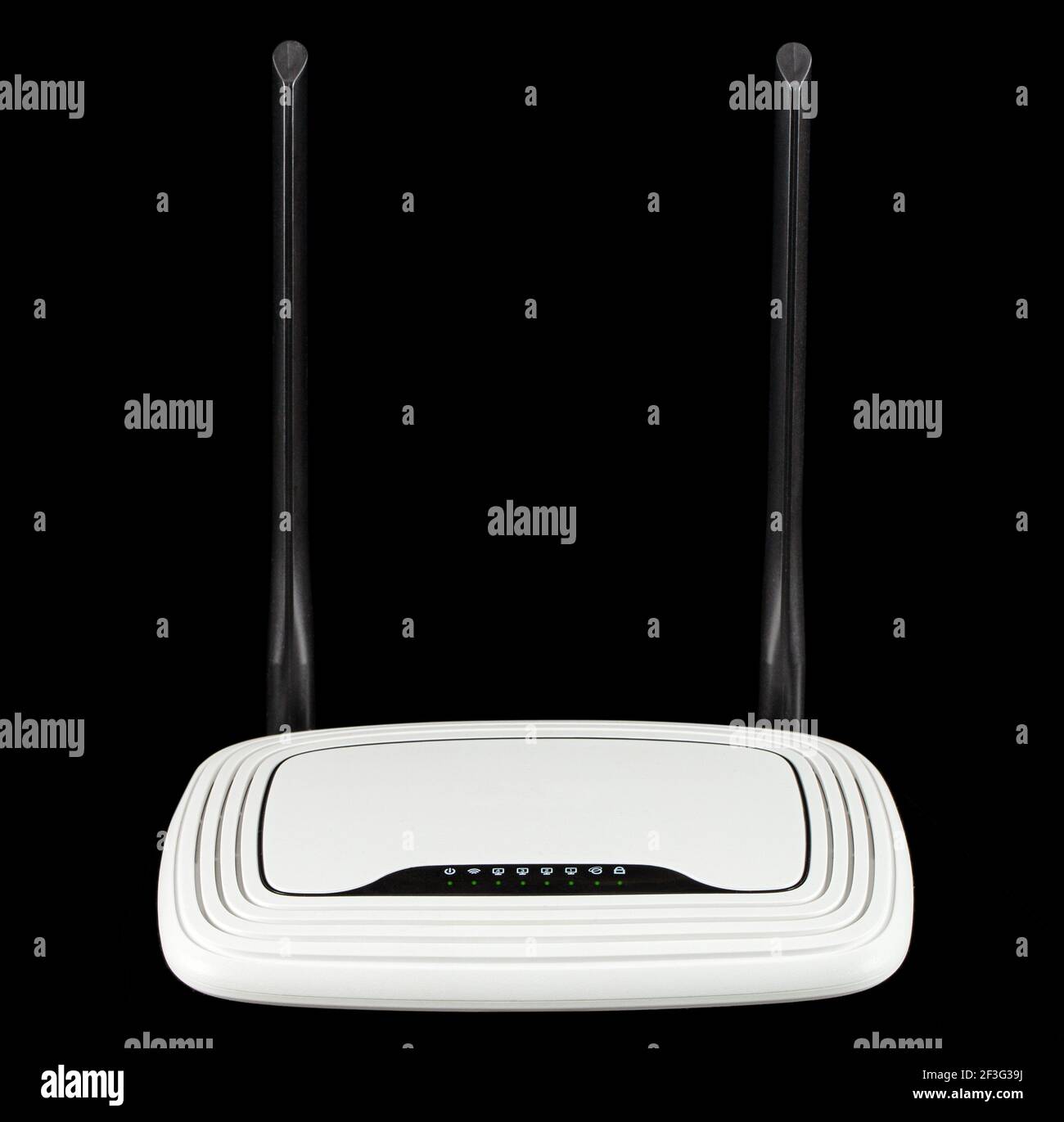WI-FI wireless router with working luminous indicators, wireless data ...