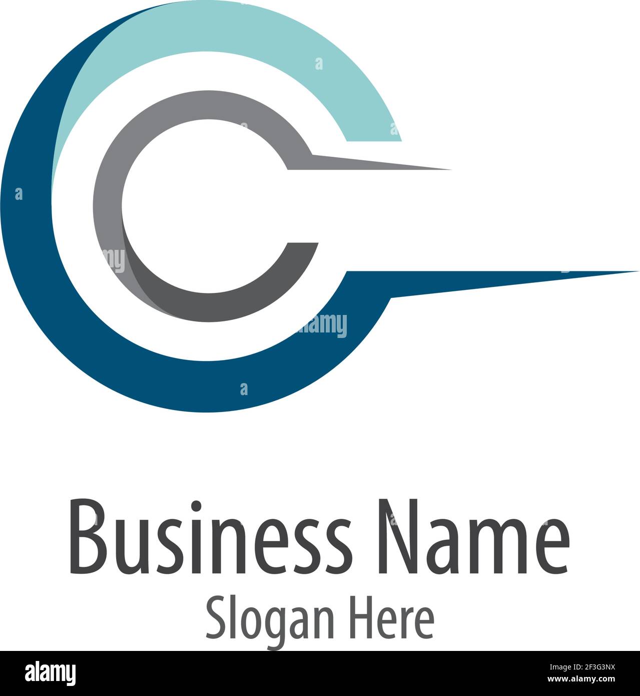 Conceptual letter c logo hi-res stock photography and images - Alamy