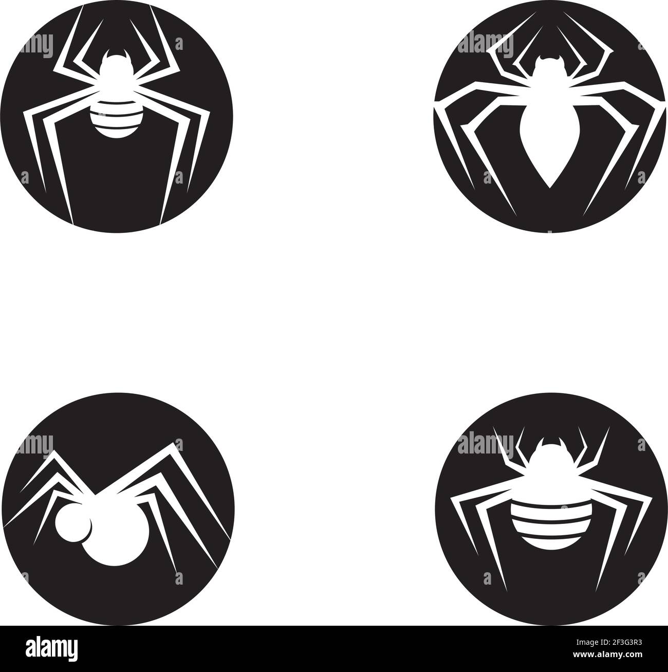 Spider logo icon illustration design Stock Vector Image & Art - Alamy