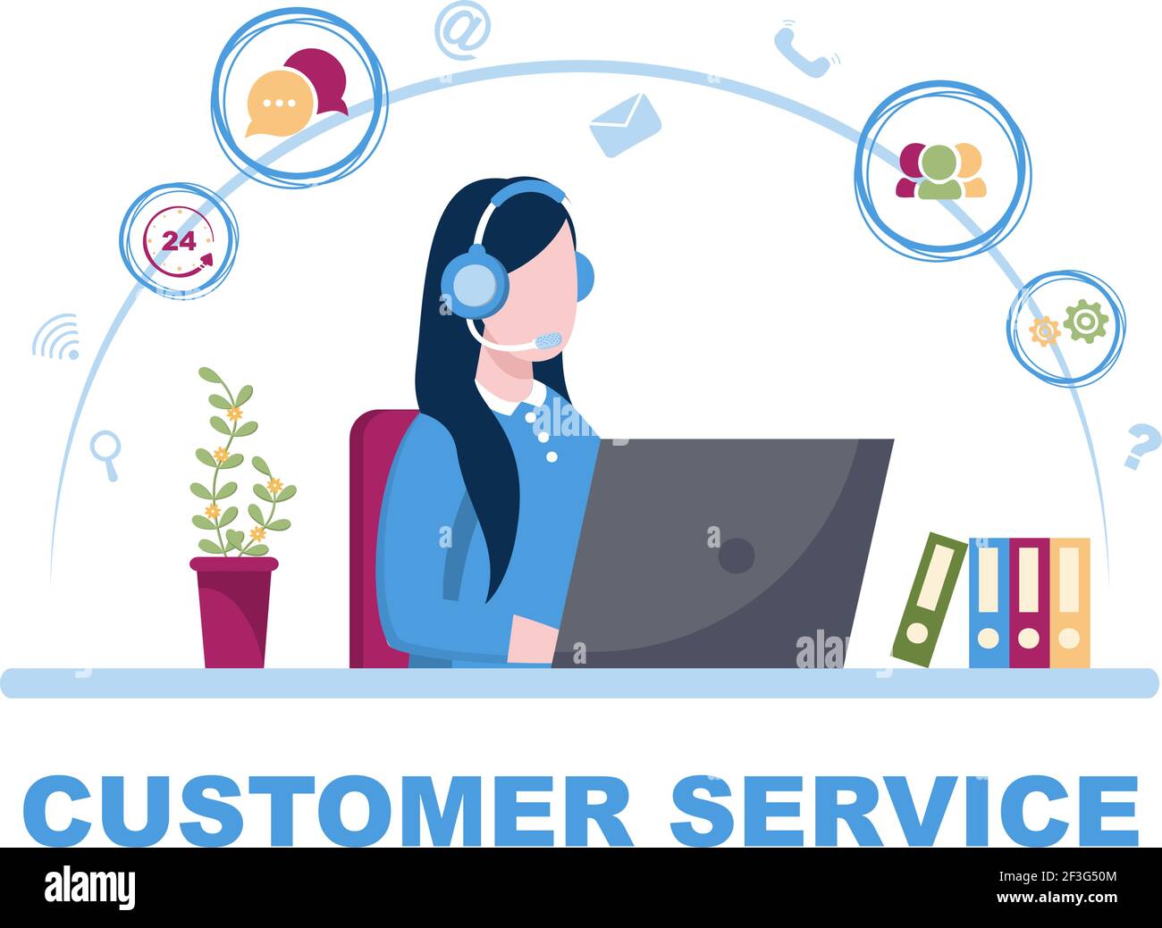 Contact Us Customer Service For Personal Assistant Service, Person ...