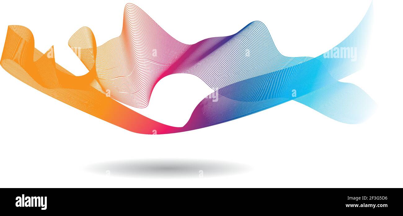 Wave line vector icon illustration design Stock Vector Image & Art - Alamy