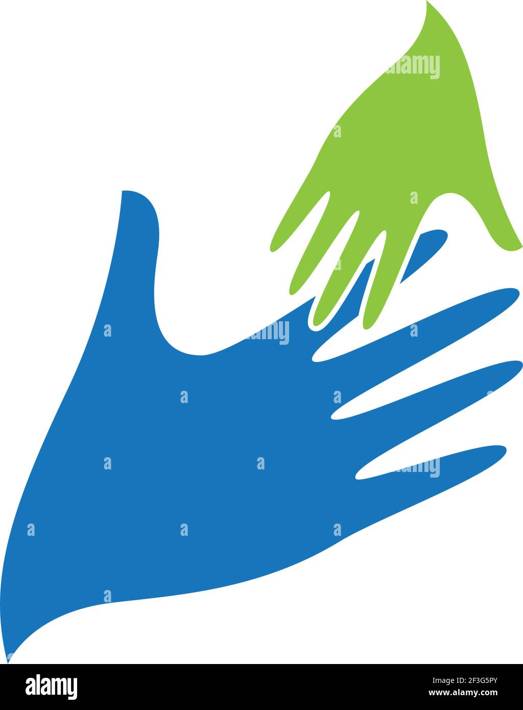 Hand care logo template vector icon illustration Stock Vector Image ...