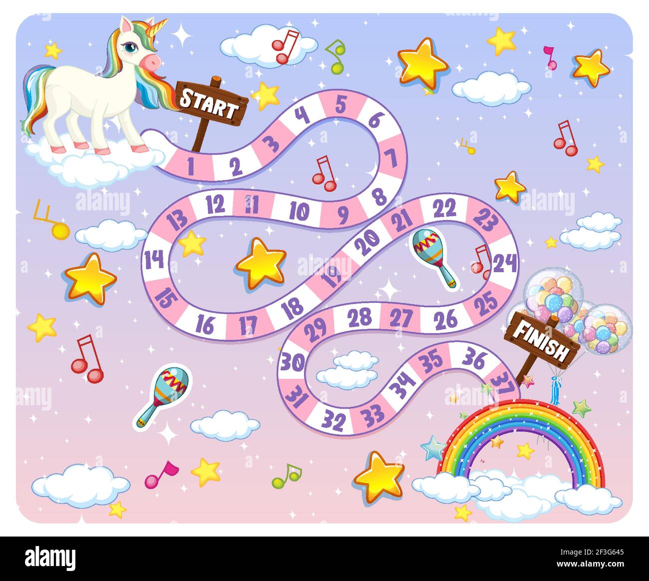 Cute cartoon maze game template illustration Stock Vector Image & Art ...