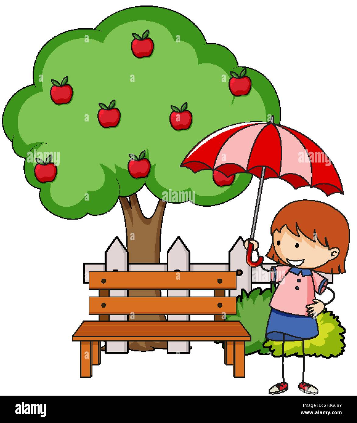 Child draw fruits Cut Out Stock Images & Pictures - Alamy