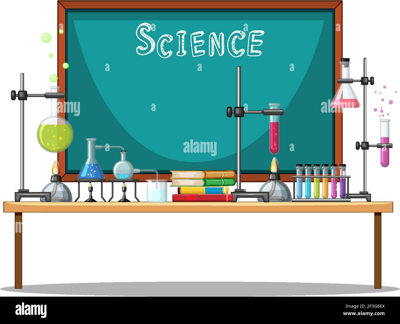 Chemistry element on the table illustration Stock Vector Image & Art ...