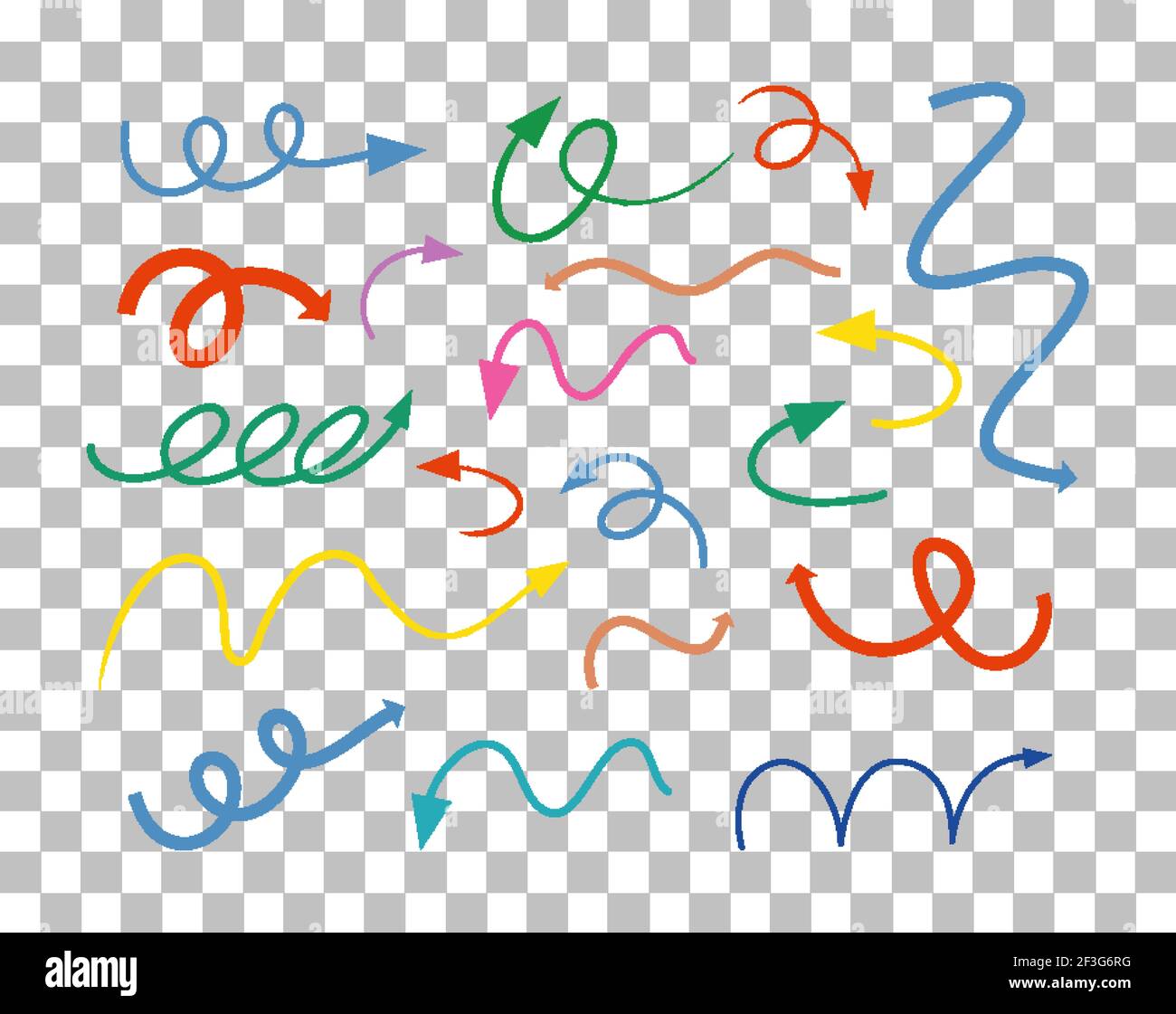 Curved Arrow Clip Art Pink