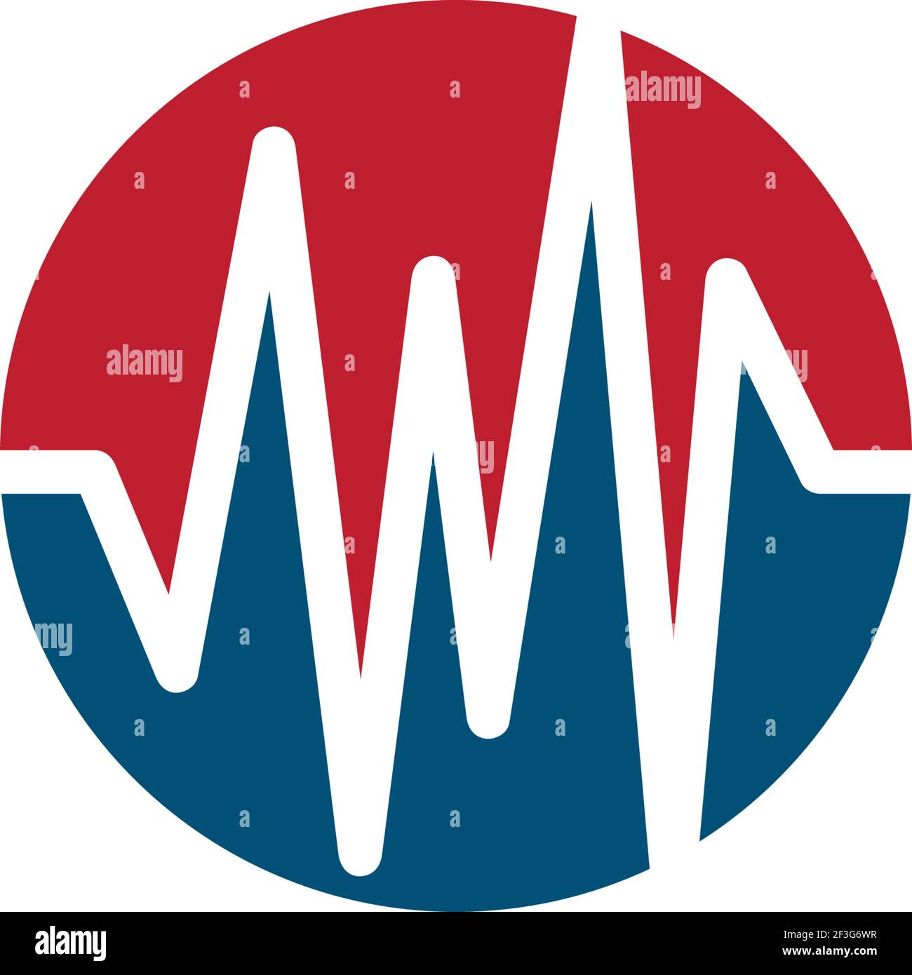 Pulse logo template vector icon illustration design Stock Vector Image ...