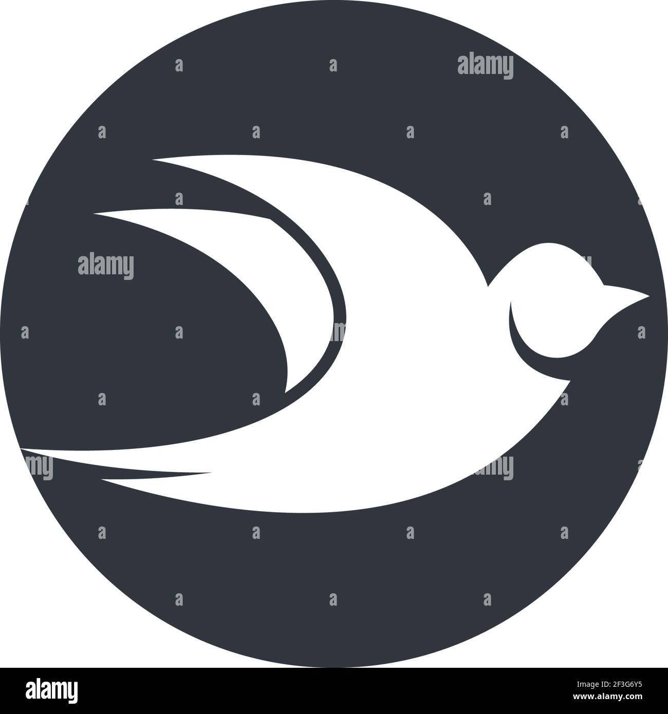 Bird logo template vector icon illustration Stock Vector Image & Art ...