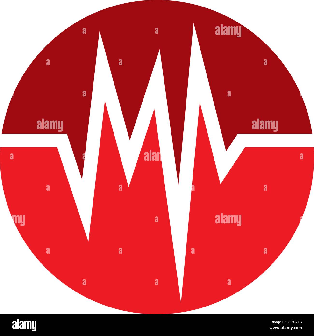 Pulse logo template vector icon illustration design Stock Vector Image ...