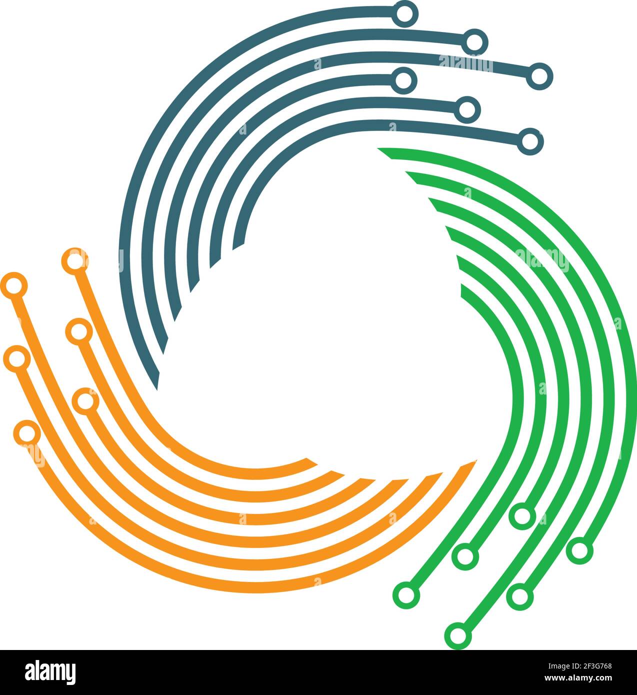 Technology logo template vector icon illustration design Stock Vector ...