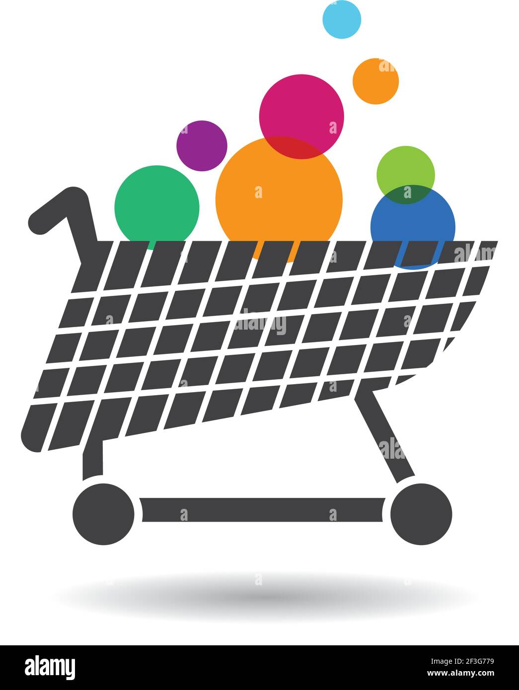 Shop logo template vector icon illustration design Stock Vector Image ...