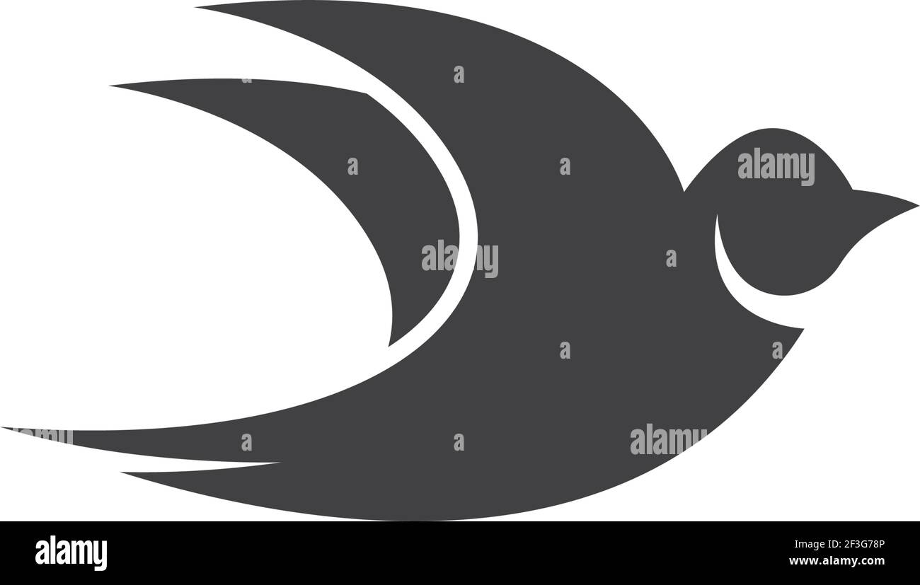 Bird logo template vector icon illustration Stock Vector Image & Art ...