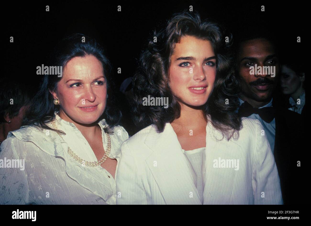 Brooke Shields, mother Teri Shields 1982 Photo by Adam Scull-PHOTOlink ...