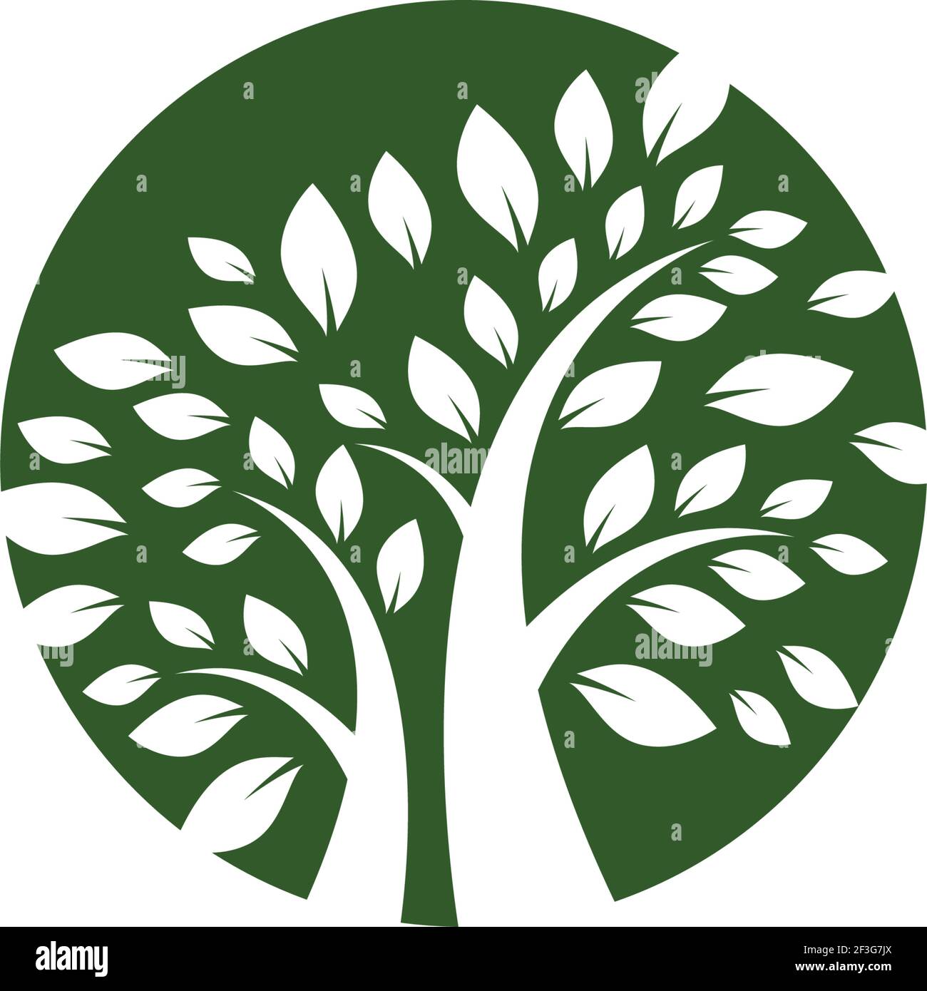 Tree logo template vector icon illustration design Stock Vector Image ...