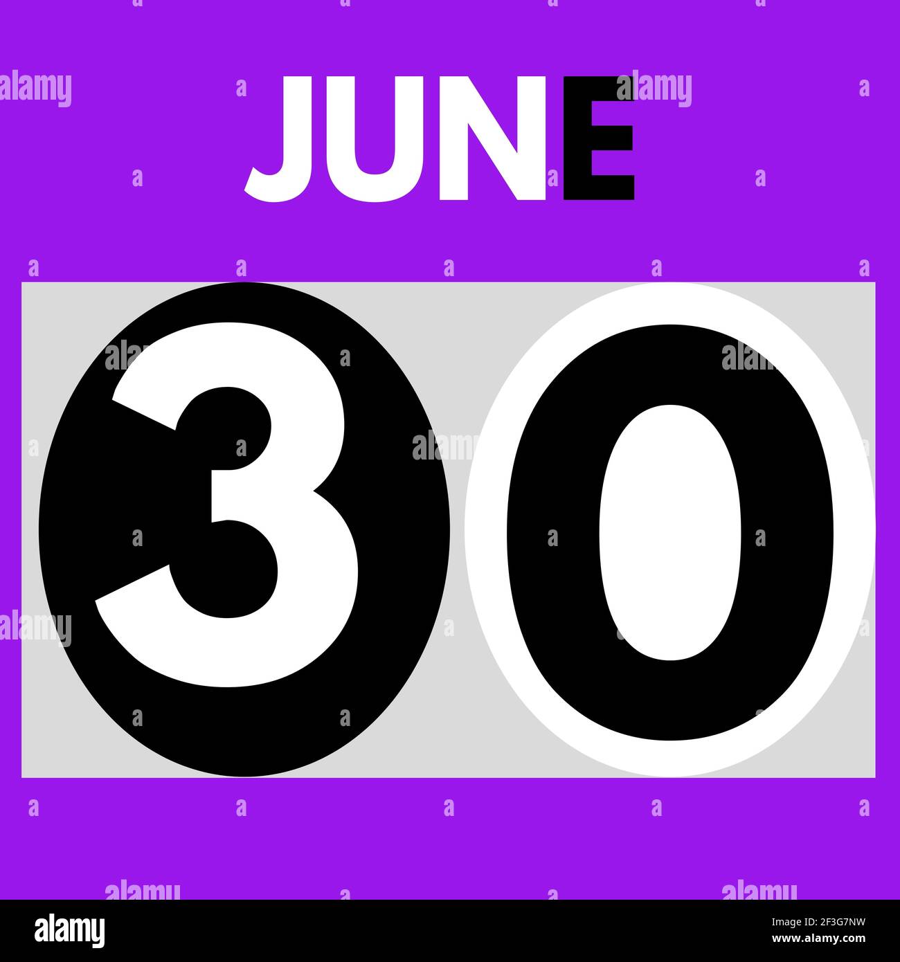30 june calendar icon hi-res stock photography and images - Alamy