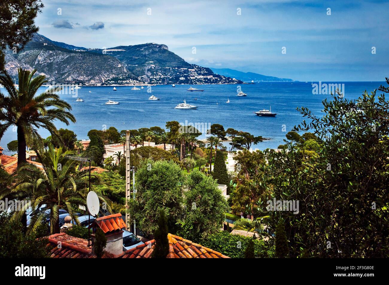Seaside landscape, Nice, French Riviera, France Stock Photo - Alamy