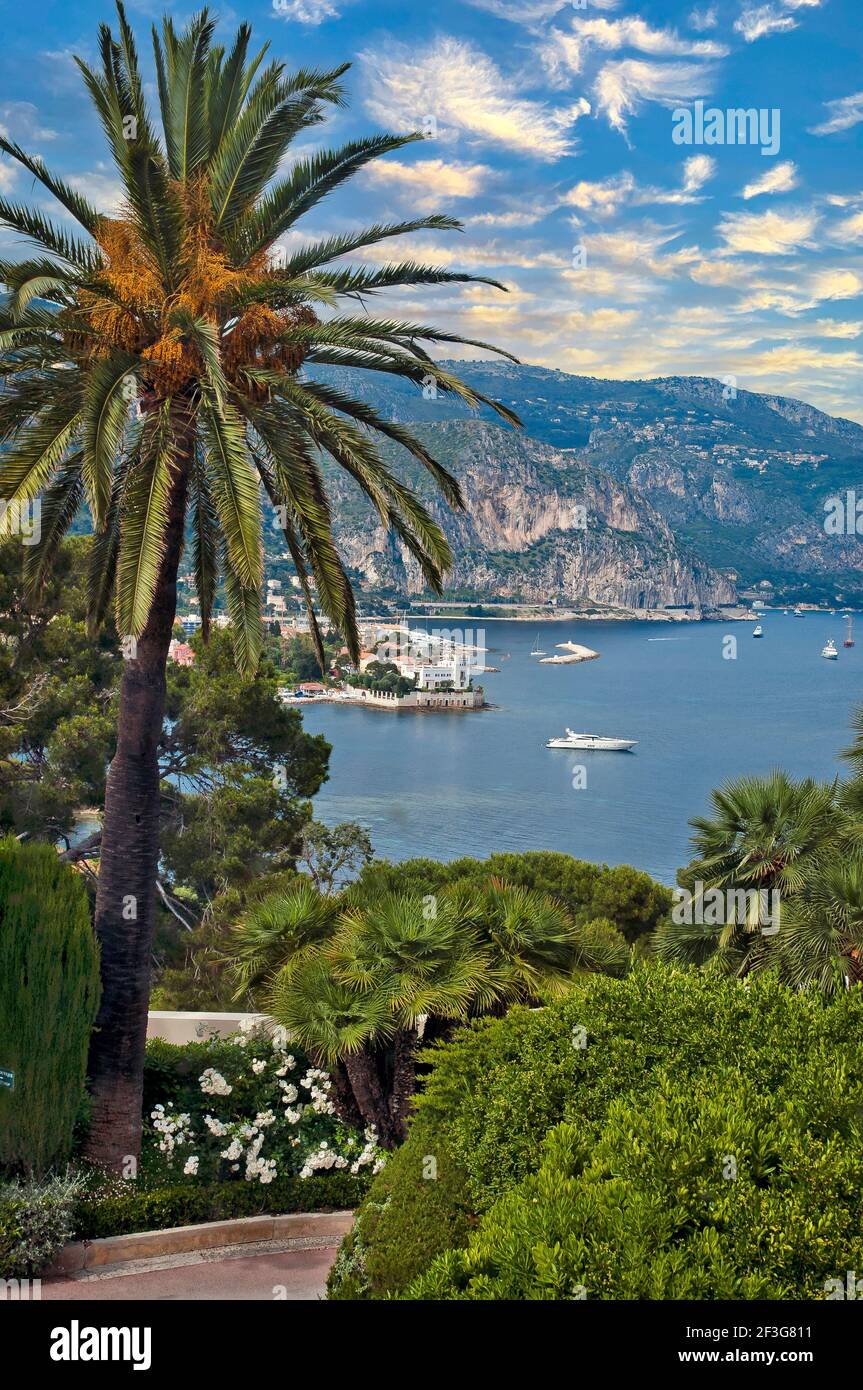 Seaside landscape, Nice, French Riviera, France Stock Photo - Alamy