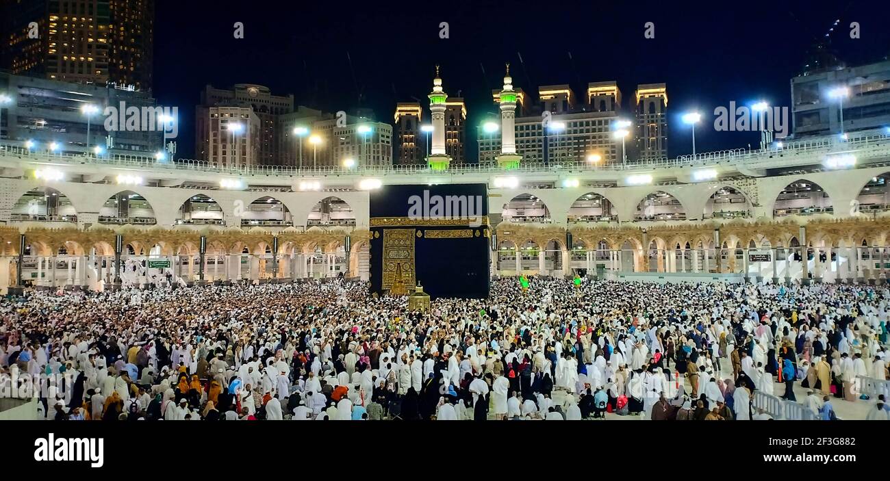 masjid al-haram mecca saudi arabia Stock Photo - Alamy