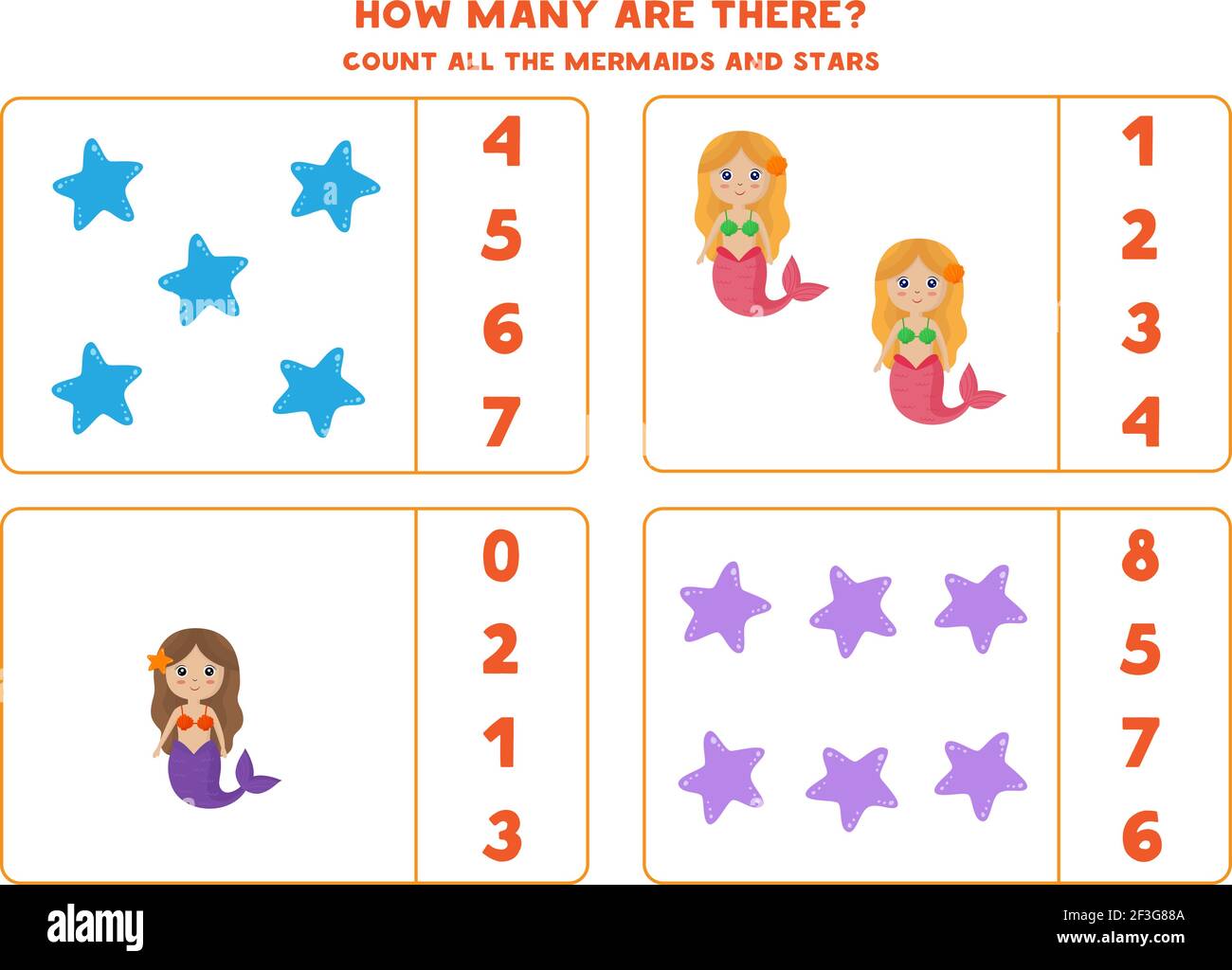 Mermaid numbers hi-res stock photography and images - Alamy