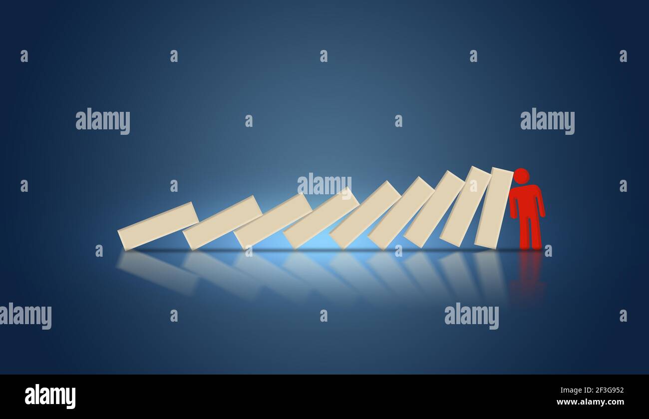 Character of businessman managing a big risk. Risk management, don't ...