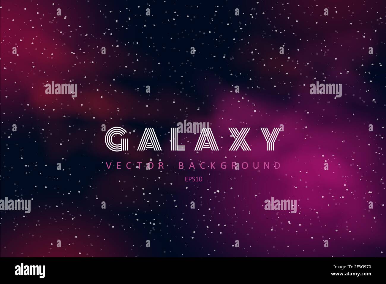 Horizontal space background with realistic nebula, stardust and stars ...