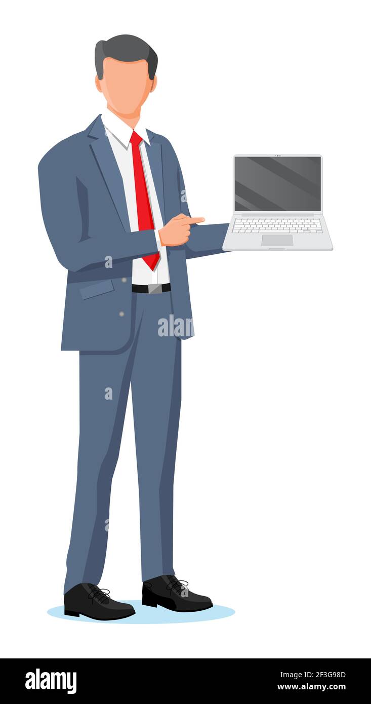 Male worker working pointing Stock Vector Images - Alamy