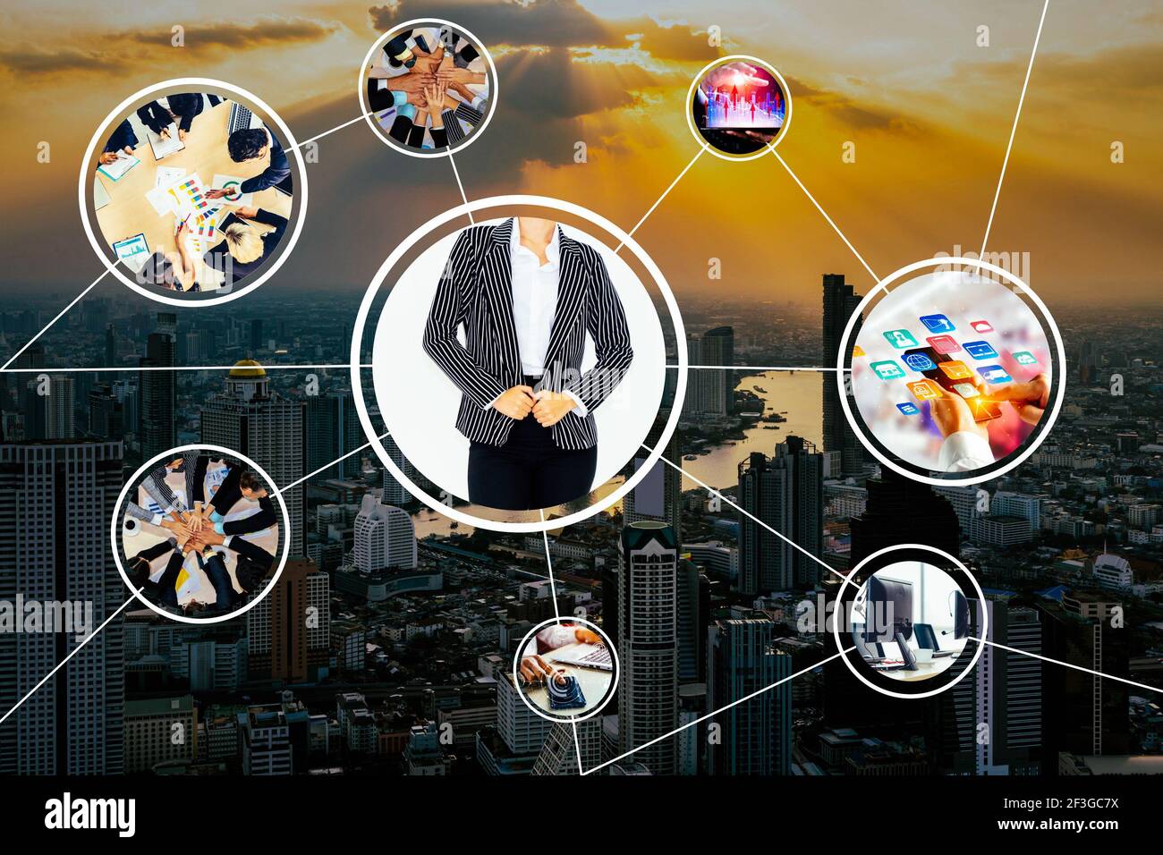 Cooperation banner set hi-res stock photography and images - Alamy