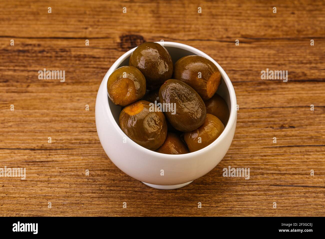 Marinated feijoa fruit in the bowl Stock Photo - Alamy