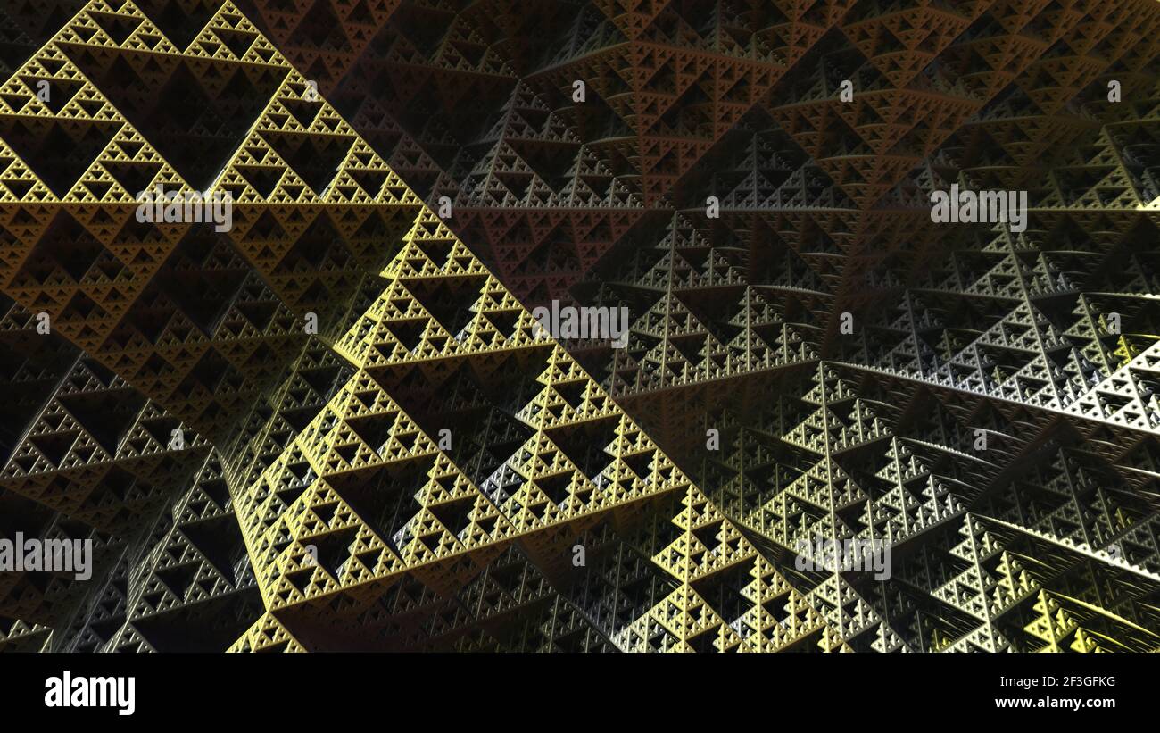 A futuristic of colorful pyramid designed as a background Stock Photo ...