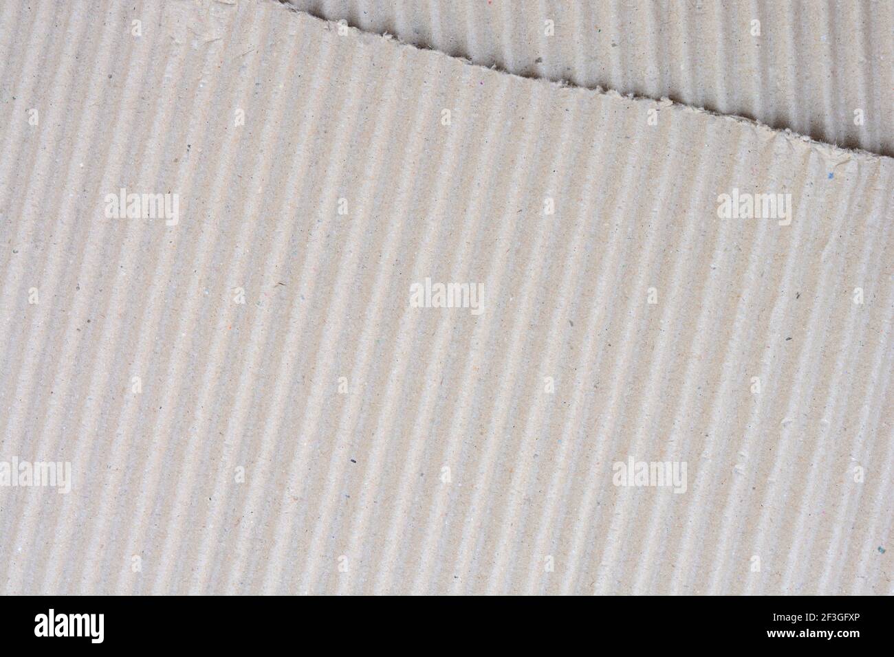 Corrugated cardboard paper texture as background Stock Photo - Alamy