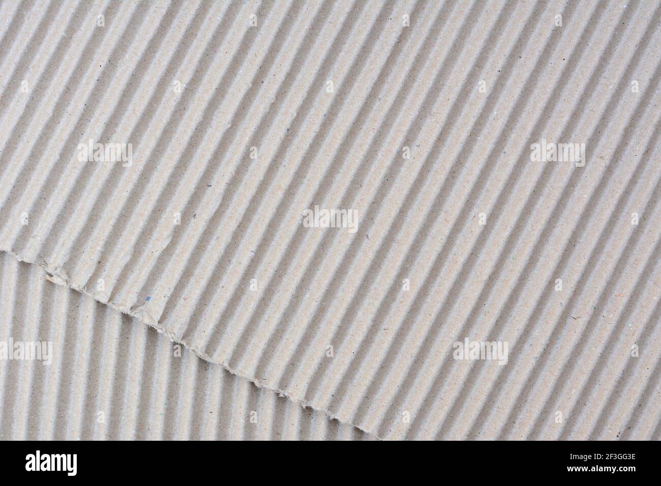Corrugated cardboard paper texture as background Stock Photo - Alamy