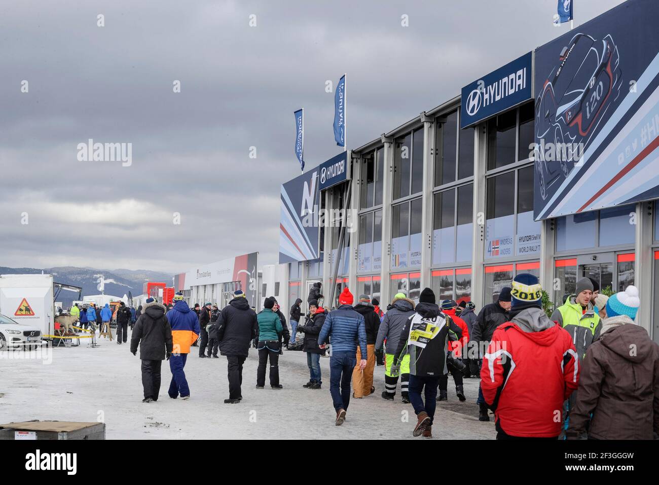 paddock foule, crowd during the 2018 WRC World Rally Car Championship ...