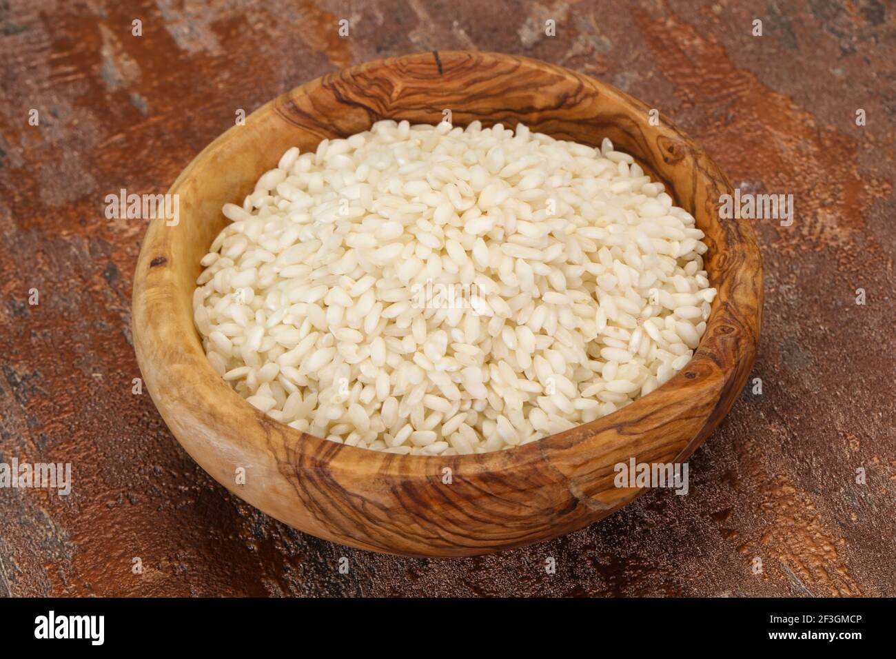 Raw Arborio rice for Italian risotto Stock Photo - Alamy