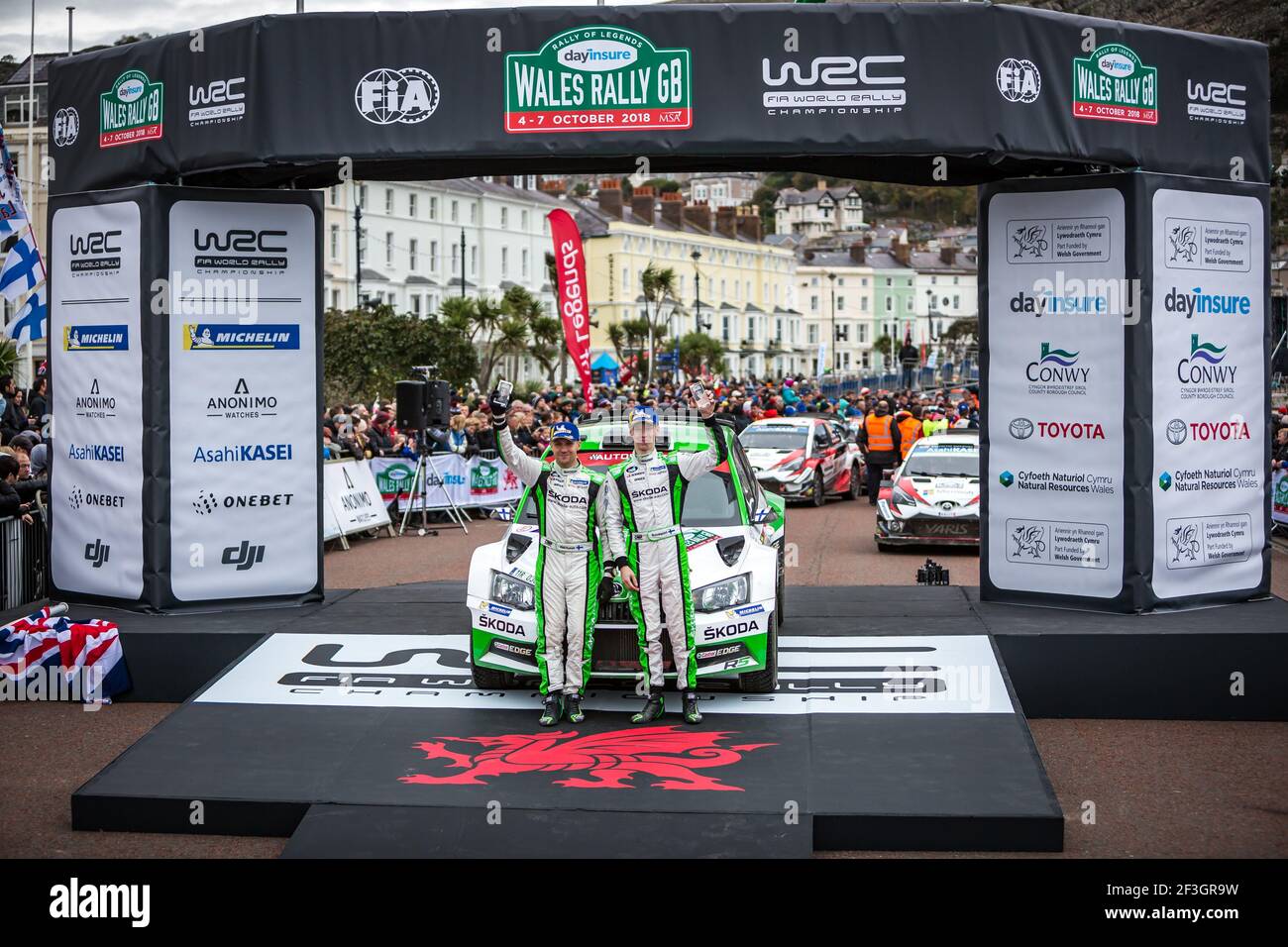 ROVANPERA Kalle (FIN), HALTTUNEN Jonne (FIN), SKODA MOTORSPORT II ...