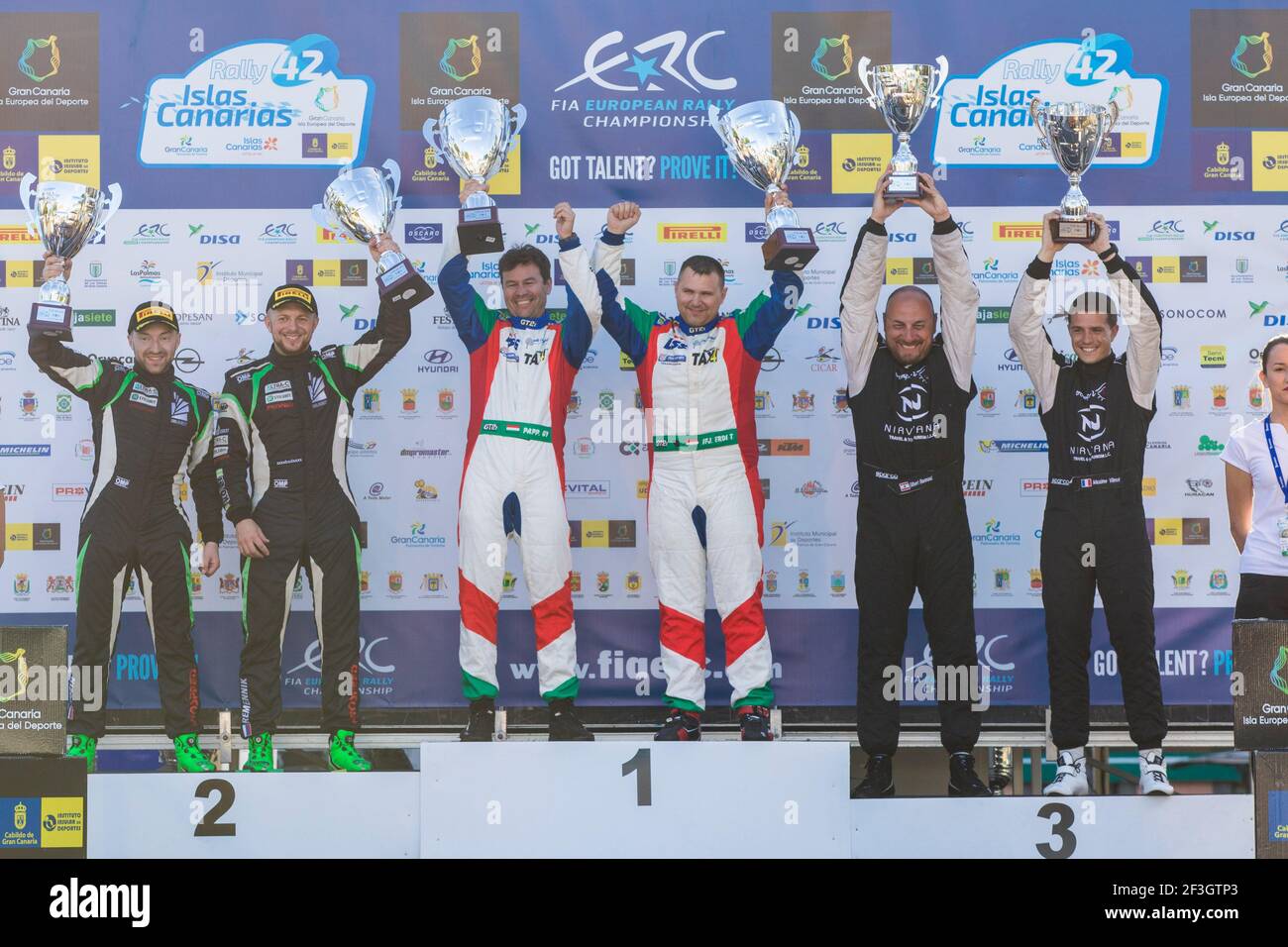 ERDI jr TIBOR, PAPP Gyorgy, MITSUBISHI LANCER EVO X, portrait REMENIK ...