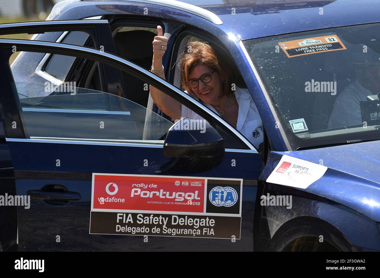 MOUTON Michelle FIA Safety Delegate during the 2018 WRC World Rally Car ...