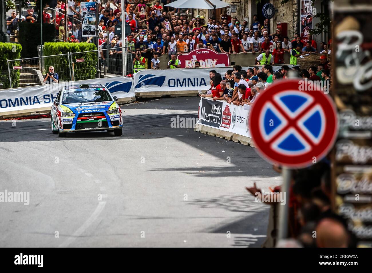 27 ERDI Tibor (hun), PAPP Gyorgy (hun), Mitsubishi lancer evo X, action ...
