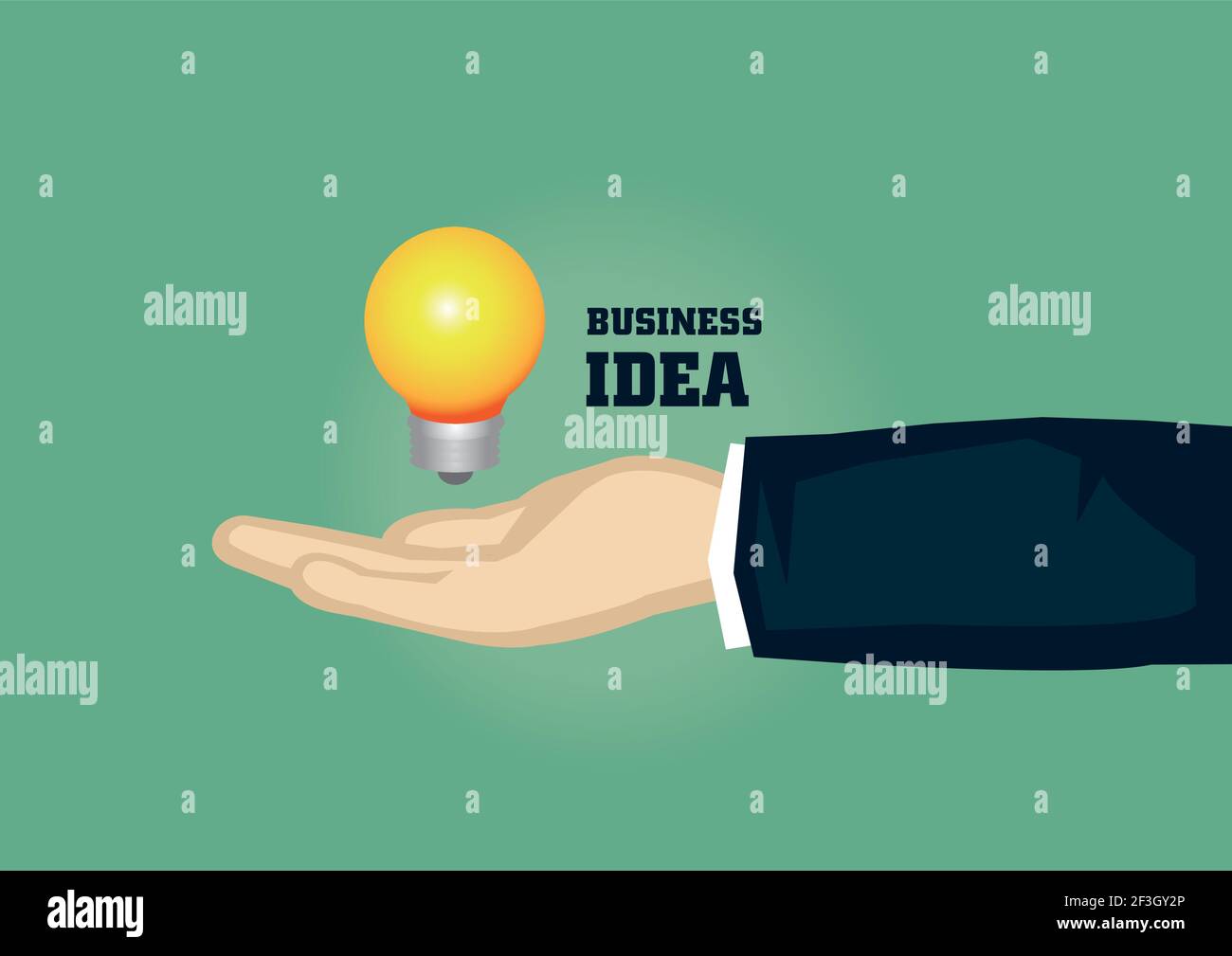 Levitating object hand Stock Vector Images - Alamy