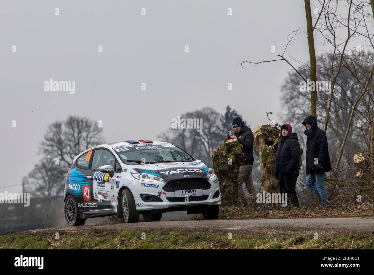 48 FRANCESCHI Mathieu (fra), MANZO Benoit (fra), Ford Fiesta, action ...