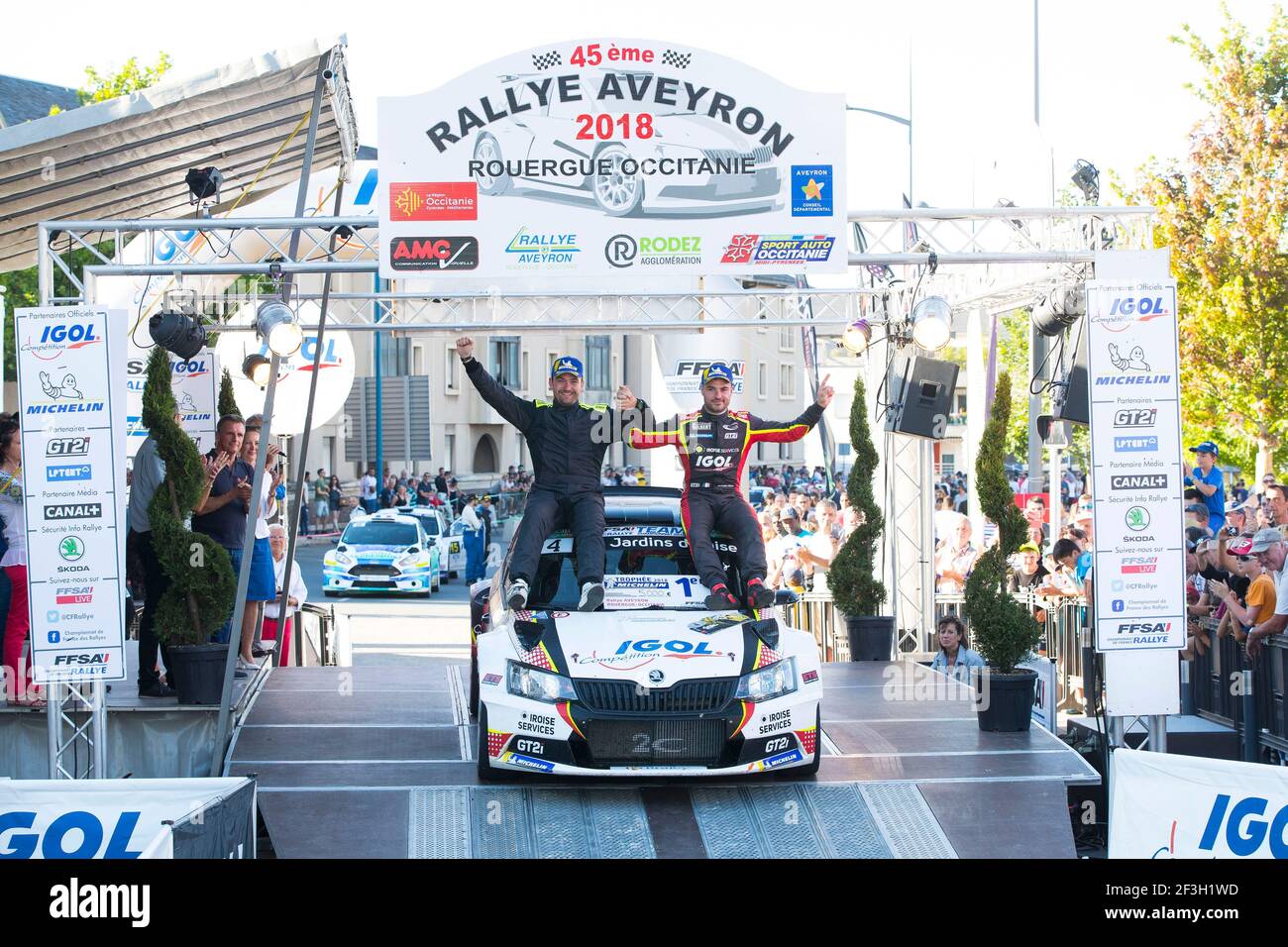 04 GILBERT Quentin, SALMON Valentin, 2C Compétition, Skoda Fabia ...