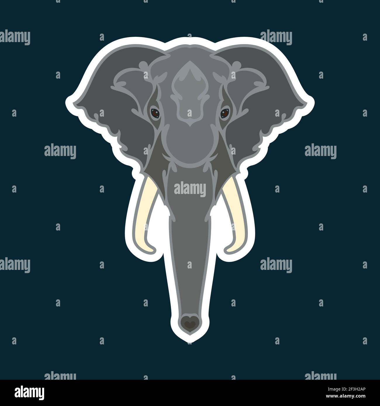 Elephant Vectors High Resolution Stock Photography and Images - Alamy