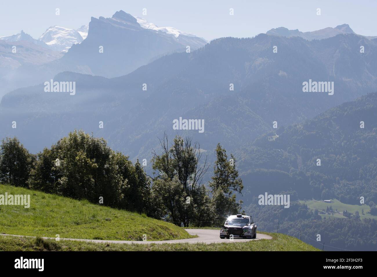 during the 2018 French rally championship, rallye du Mont-Blanc from ...