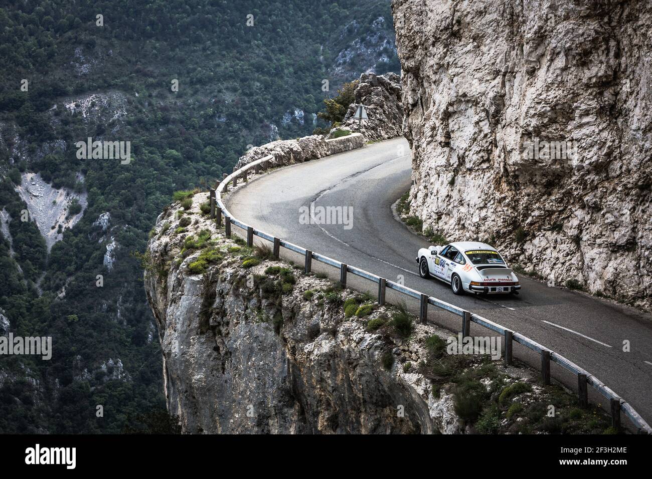 161 Historic car during the 2018 French rally championship, rallye d ...