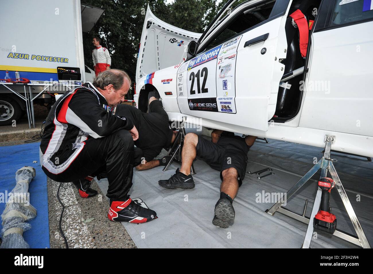 212 Jaime Pierre Jaime Julien Bmw M3 assistance during the Rallye de ...
